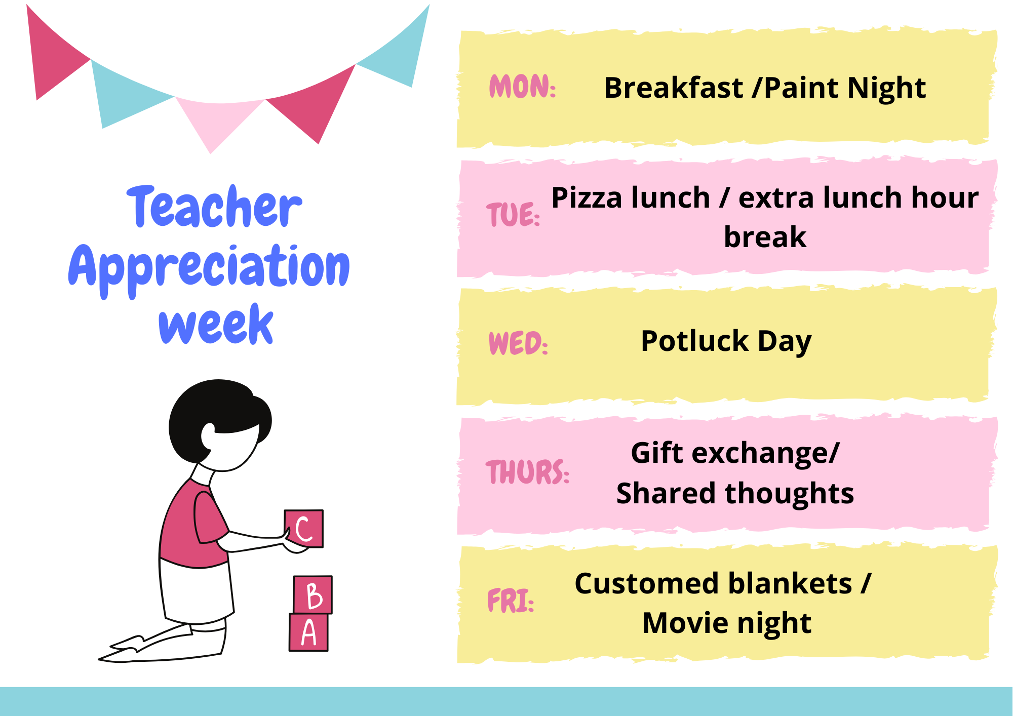 Teacher Appreciation Week Ideas - Parenting with Sara