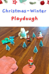 No-Cook Scented Christmas Playdough - Parenting with Sara